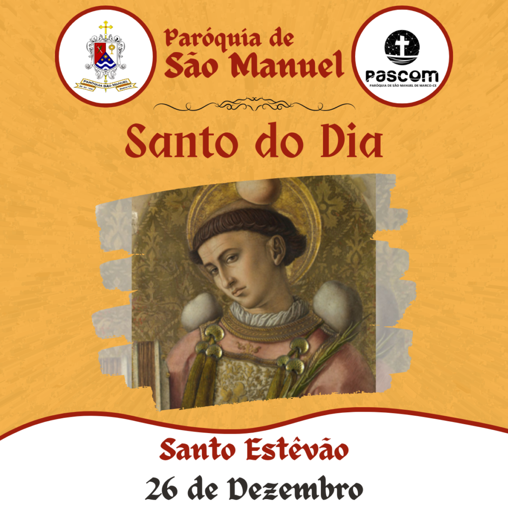 Hoje é celebrada a festa de Santo Estêvão, o Protomártir | Paróquia São ...